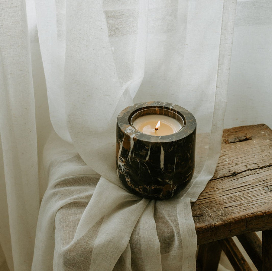 White Onyx Refillable Candle – LAST Candle Company
