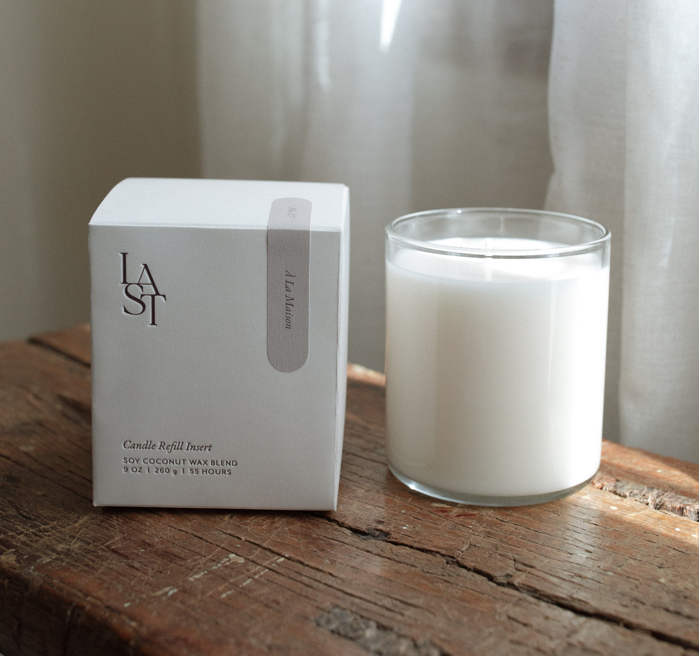 White Onyx Refillable Candle – LAST Candle Company