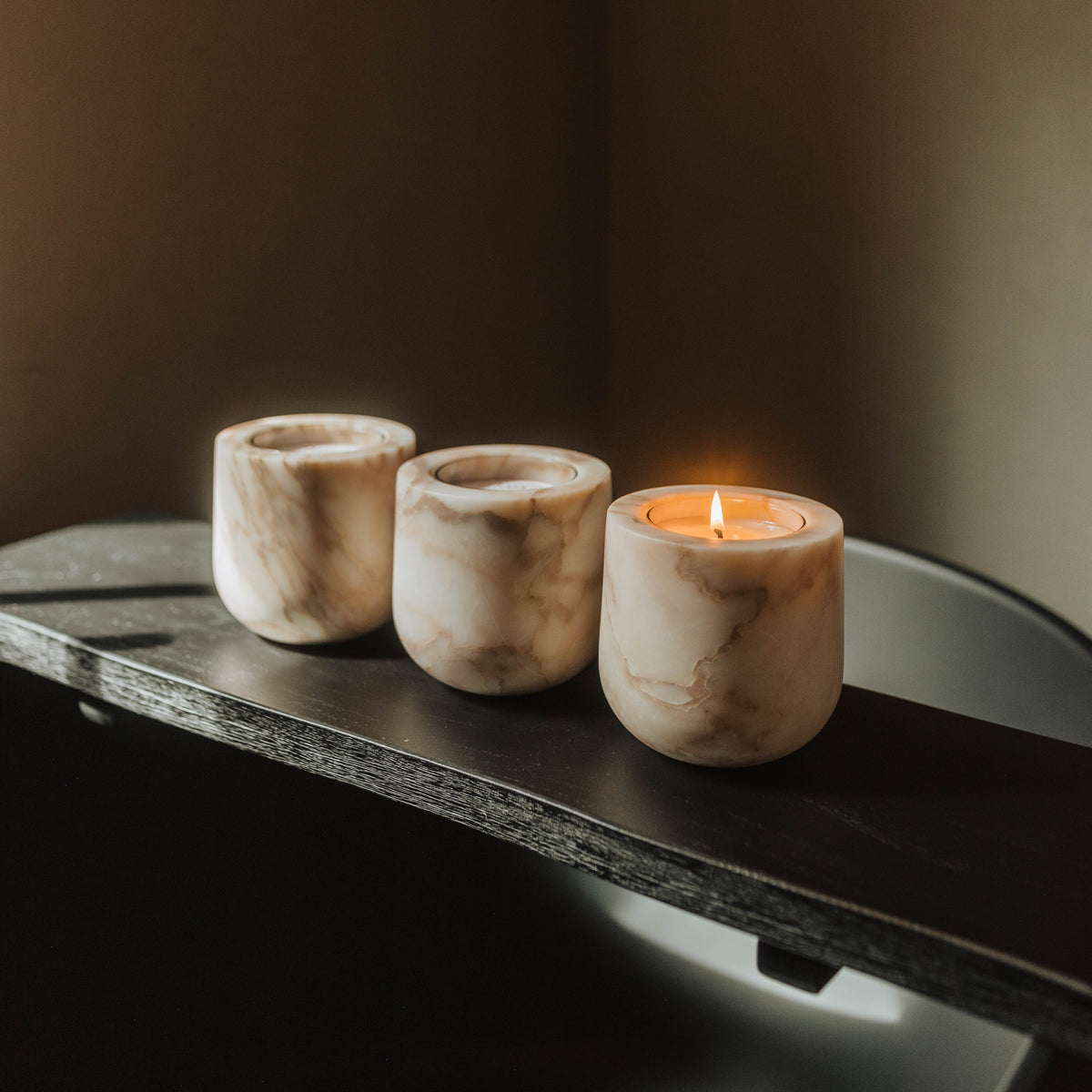 Calacatta Gold Marble Refillable Candle – LAST Candle Company